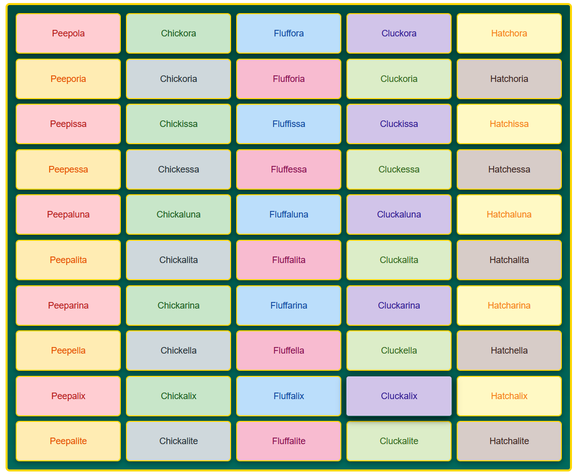 700+ Cute Names For Chicks : Ultimate Guide To Adorable Chick Names