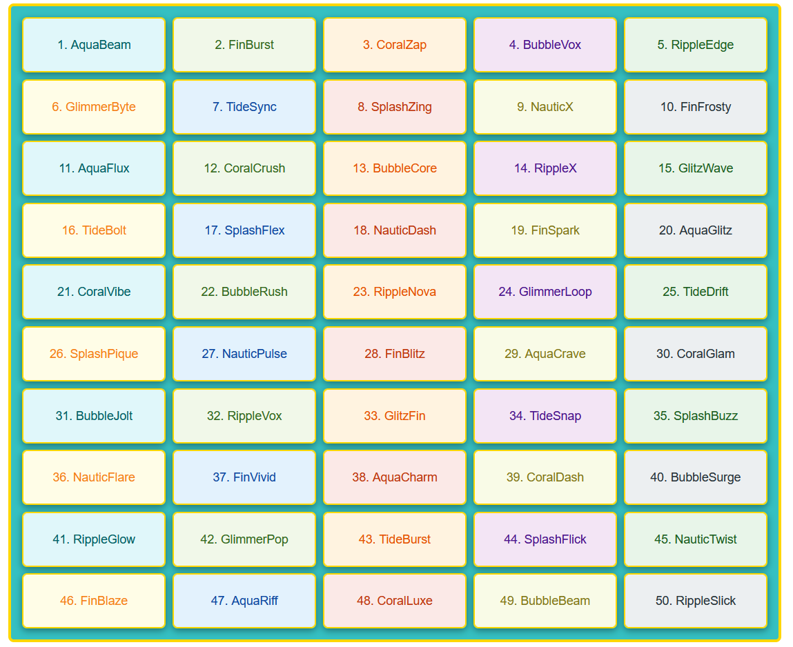 800+ Cute Names For Fish :Adorable, Creative, And Unique Fish Names