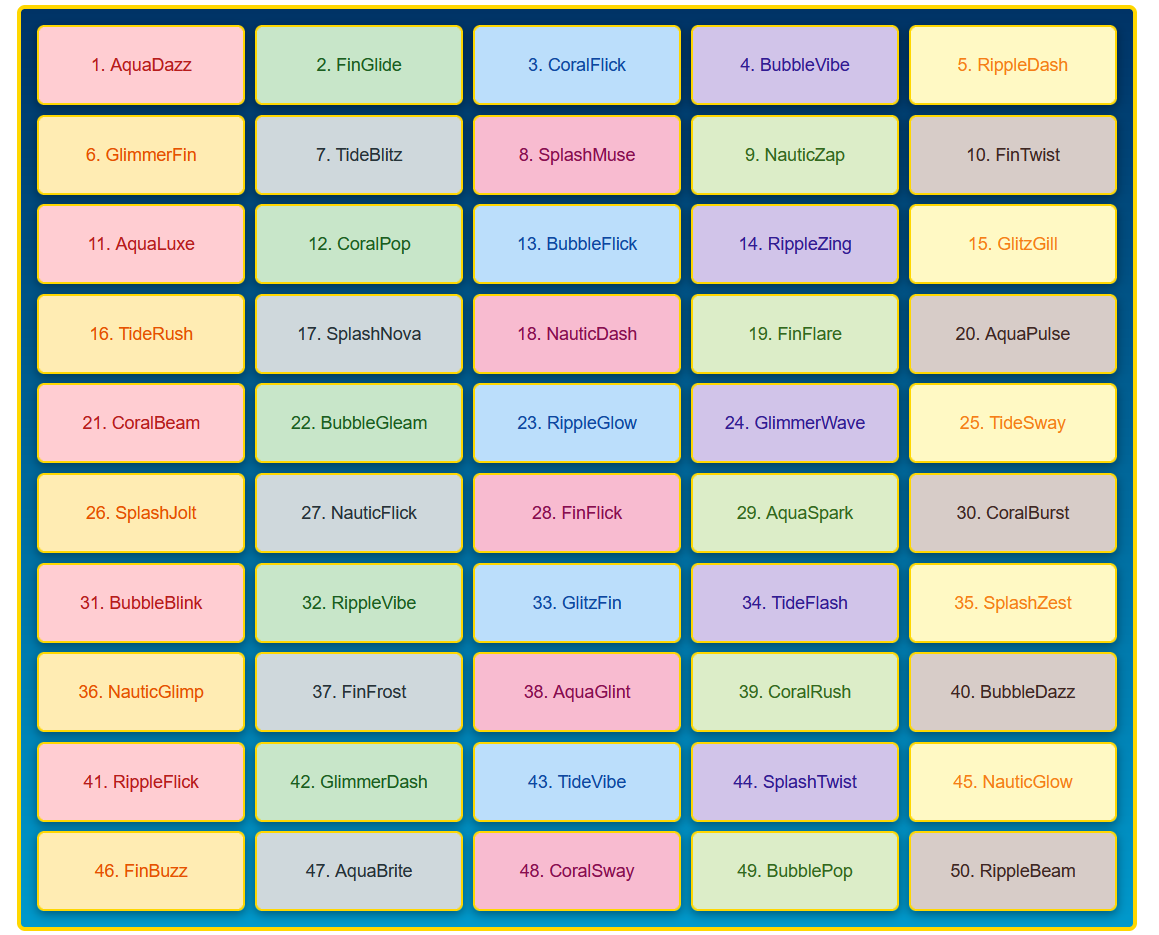 800+ Cute Names For Fish :Adorable, Creative, And Unique Fish Names