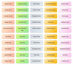 650+ Cute Food Names For Pets: Sweet And Tasty